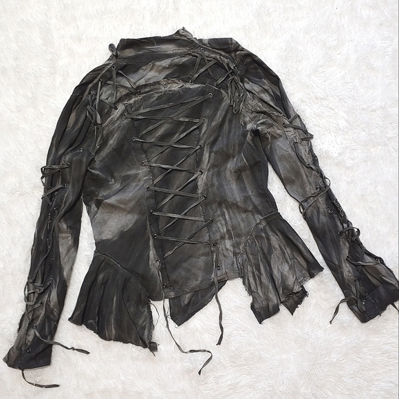 Lip Service | Jackets & Coats | Lip Service Y2k Warbird Apocalypse Lace ...